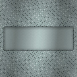 Metallic background with tread plate texture Vector Image