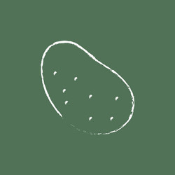 Potato hand drawn sketch icon Royalty Free Vector Image