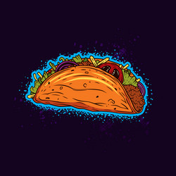 Taco Abstract Sketch Vector Images (72)