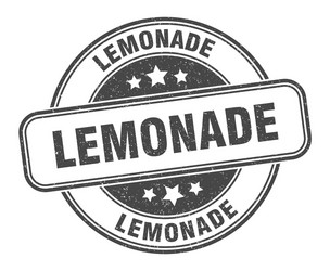 Lemonade stamp label round grunge sign Royalty Free Vector