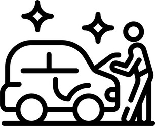 Repair after sales icon outline style Royalty Free Vector