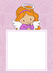 Frame baby girl Royalty Free Vector Image - VectorStock