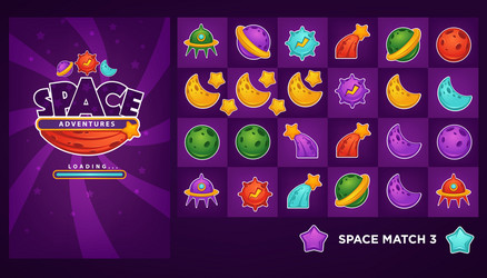 Golden interface game buttons ui gui elements Vector Image