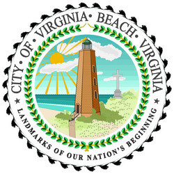 Coat arms virginia state usa Royalty Free Vector Image