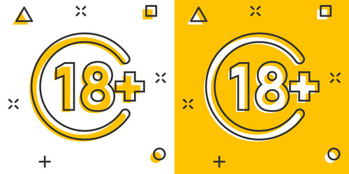 Number 18 Cartoon Vector Images (over 100)