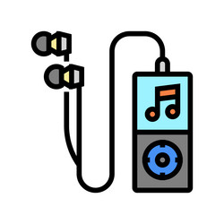 Cartoon mp3 player Royalty Free Vector Image - VectorStock