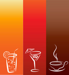 Drinks label Royalty Free Vector Image - VectorStock