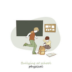 School class behavior teacher-03 Royalty Free Vector Image