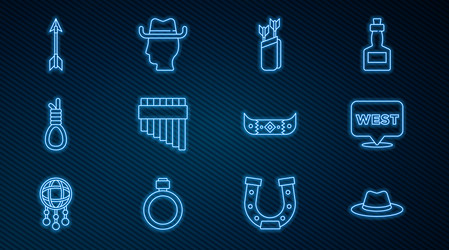 Neon Cowboy Hat Vector Images (over 420)