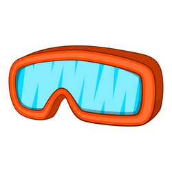 Ski goggles color icon Royalty Free Vector Image