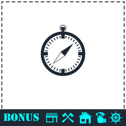 Hand compass icon Royalty Free Vector Image - VectorStock