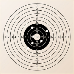 Sniper target crosshair sight icon Royalty Free Vector Image