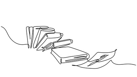 Open Book Line Drawing Vector Images (over 3,100)