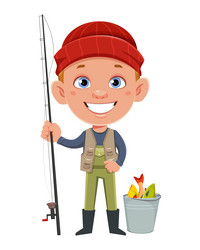 Fisherman Guy Rod Vector Images (over 310)
