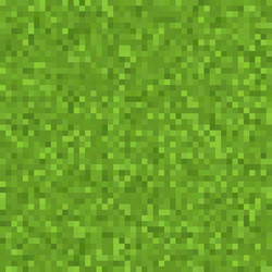 Pixel grass texture background green retro square Vector Image