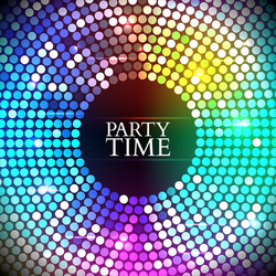 Colorful disco lights Royalty Free Vector Image