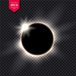 Solar eclipse Royalty Free Vector Image - VectorStock