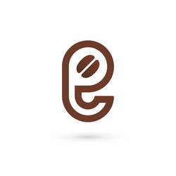 Letter e restaurant logo suitable for any Vector Image