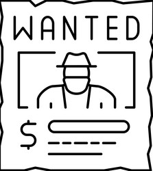 Wanted Poster Outline Vector Images (over 820)