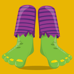 Monster Halloween Feet Vector Images (56)