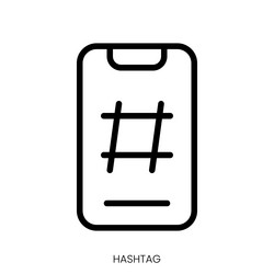 Instagram post icon line art style design Vector Image