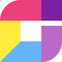 Initial letter rj logo template design Royalty Free Vector