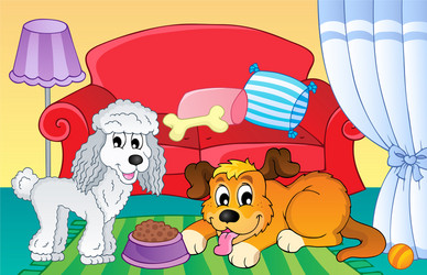 Image with dog topic 7 Royalty Free Vector Image