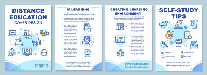Online Education Flyer Layout Vector Images (over 530)