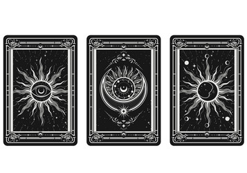 Tarot Card Back Vector Images (over 290)