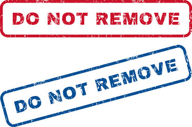 Do not trash rubber stamp Royalty Free Vector Image