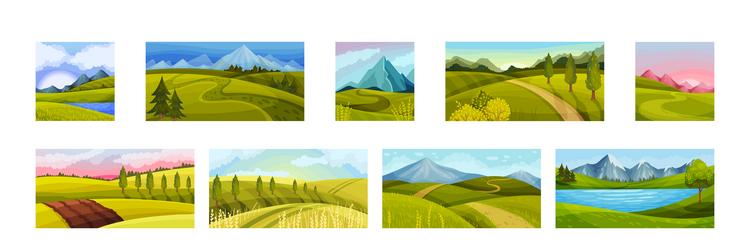 Grassy Hill Vector Images (over 170)