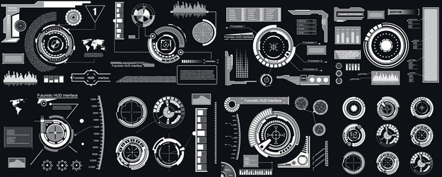 Creative of hud interface Royalty Free Vector Image