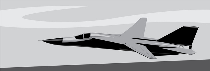 General dynamics f-111f aardvark Royalty Free Vector Image