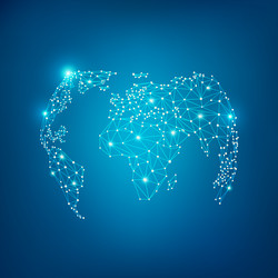 World Wireframe Vector Images (over 5,600)