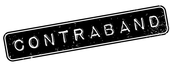 Contraband rubber stamp Royalty Free Vector Image