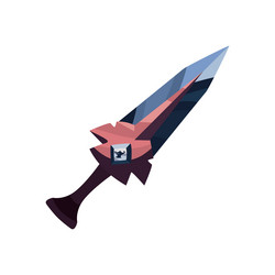 Purple dagger Royalty Free Vector Image - VectorStock