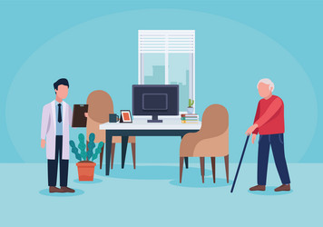 Geriatric Vector Images (over 1,400)