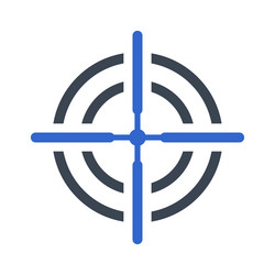 Shooting target icon Royalty Free Vector Image