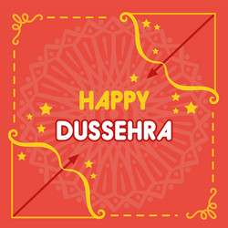 Happy Dussehra Fonts Vector Images (over 260)