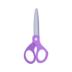 Line scissor cartoon Royalty Free Vector Image