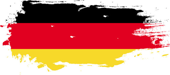 Germany flag official colors and proportion Vector Image