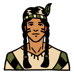 Native American Man Clip Art Vector Images (over 170)