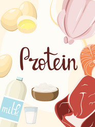 Protein Royalty Free Vector Image - VectorStock