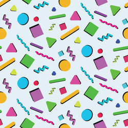 90s seamless pattern Royalty Free Vector Image
