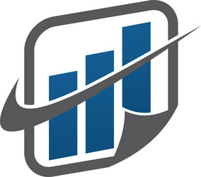 Business report logo design template Royalty Free Vector