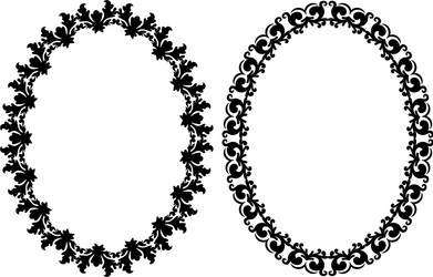 Floral Frame Oval Vector Images (over 2,600)