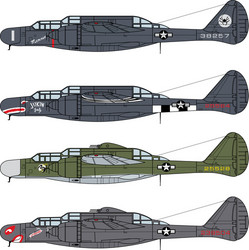 Aircraft color scheme Royalty Free Vector Image