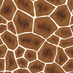 Seamless giraffe skin pattern exotic Royalty Free Vector