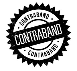 Contraband rubber stamp Royalty Free Vector Image