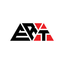 Ert logo letter letter logo design Royalty Free Vector Image